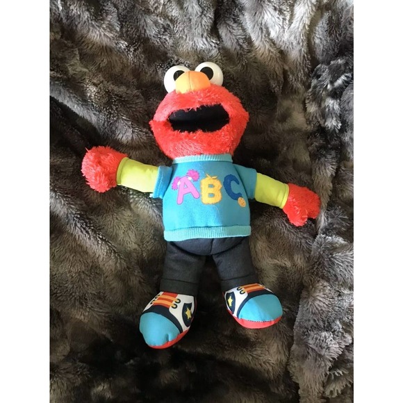 Sesame Street | Toys | Hasbro Plush Abc Elmo From 23 | Poshmark